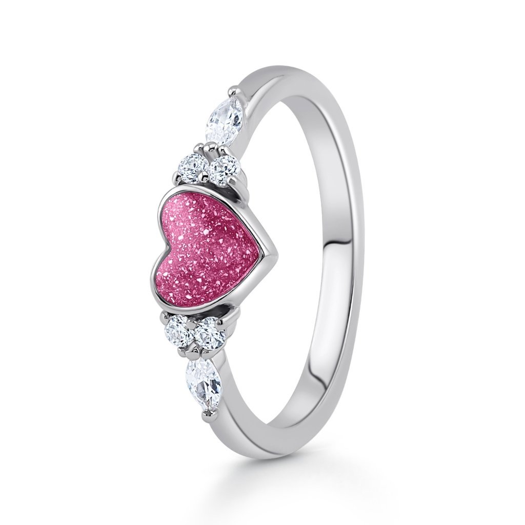 Harmony Heart Ashes Ring | Memorial Jewellery – MemoriesMade